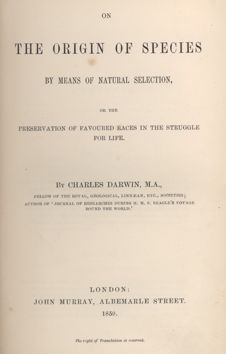 Species and varieties | Darwin Correspondence Project